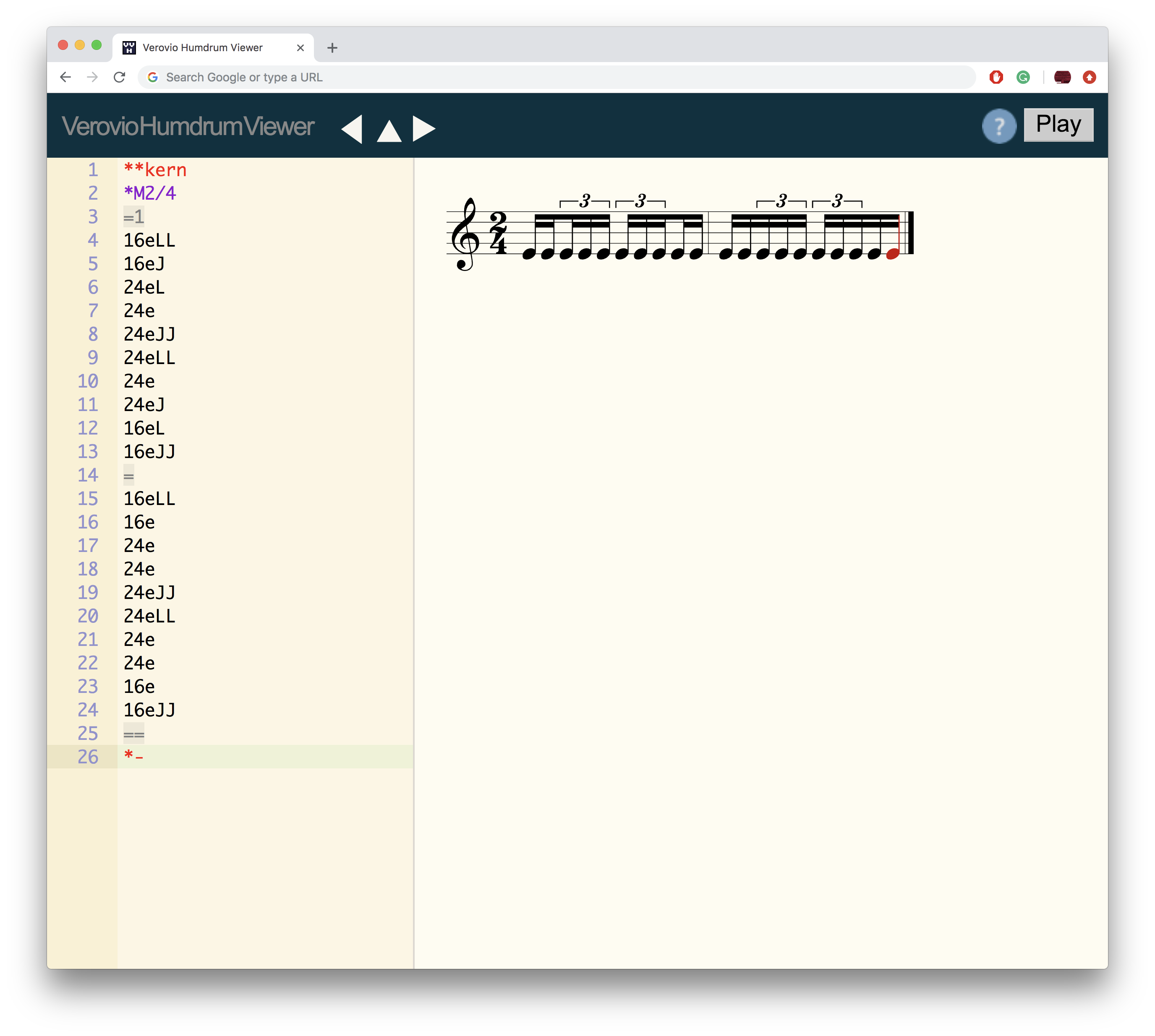 Tuplet bracket suppression in partial-beam tuplets with beam breaks · Issue #204 · humdrum-tools ...