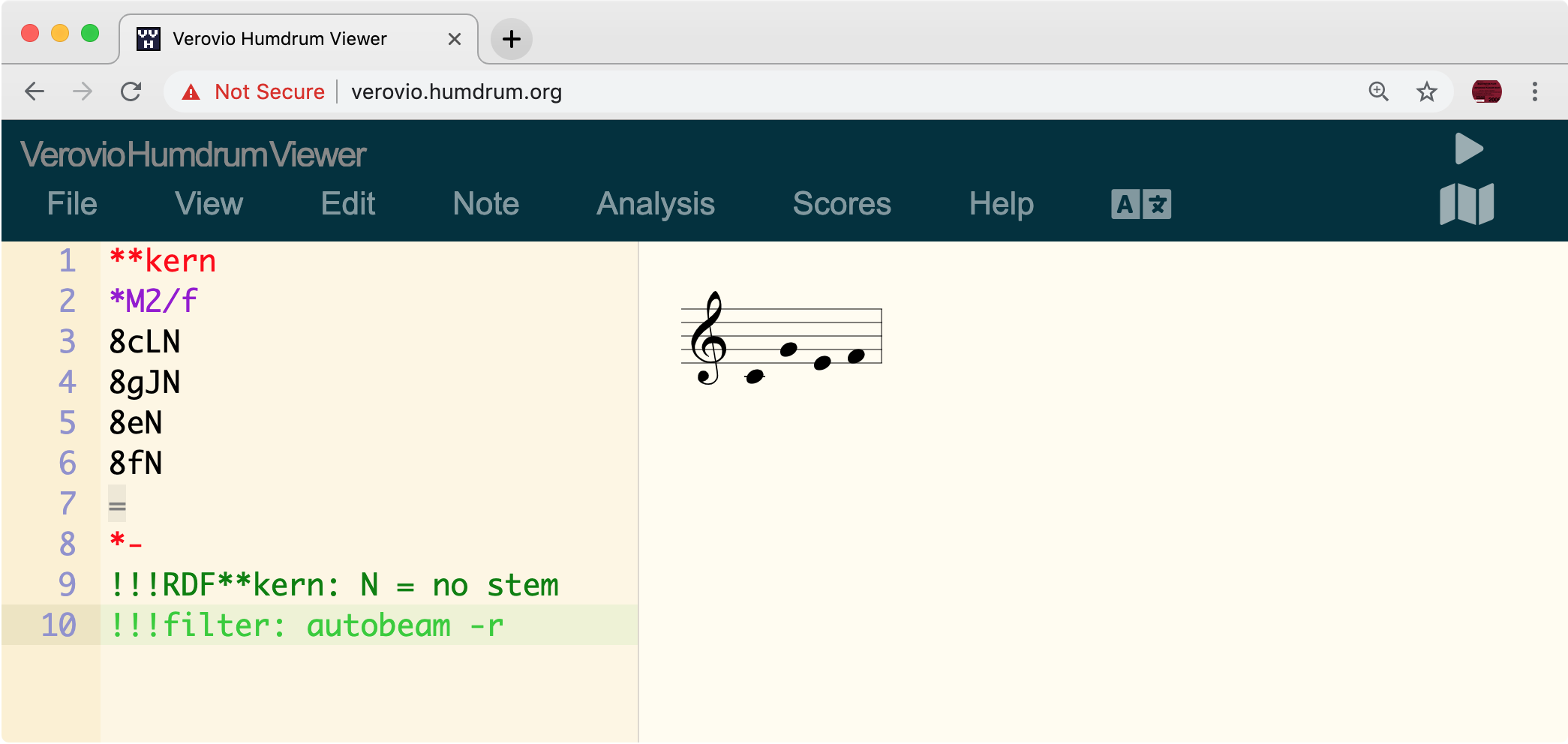 hiding stems · Issue #230 · humdrum-tools/verovio-humdrum-viewer · GitHub