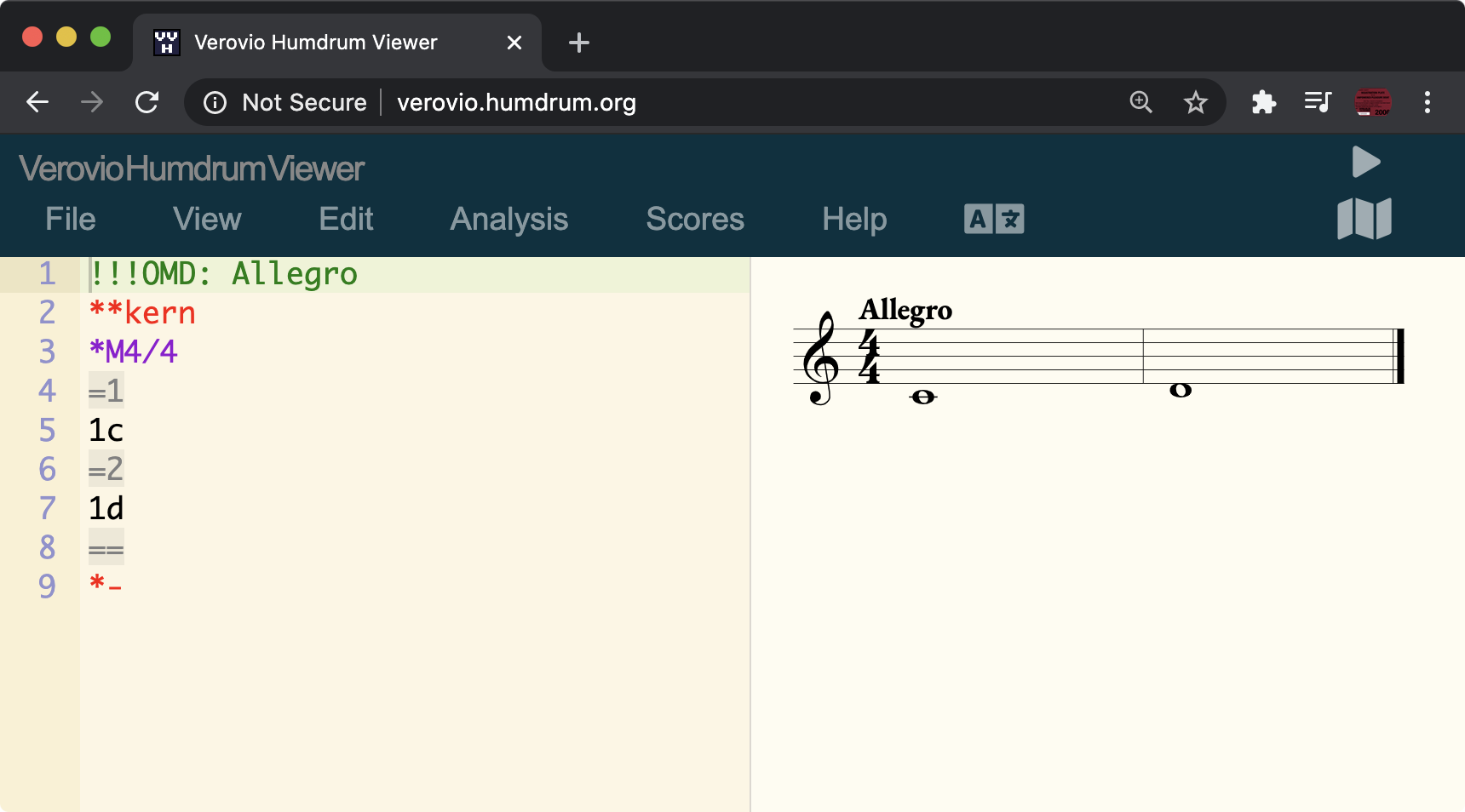 Top of notation chopped off · Issue #316 · humdrum-tools/verovio-humdrum-viewer · GitHub