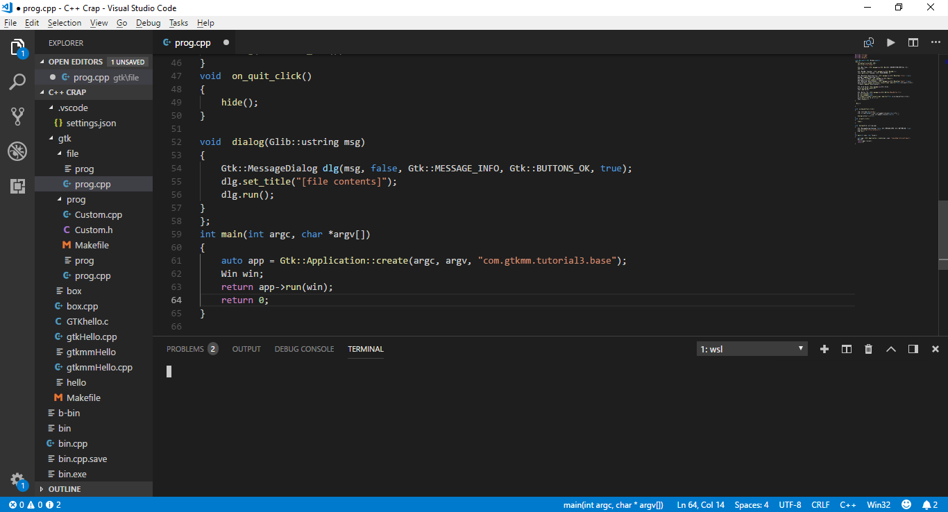 WSL terminal terminates after launch · Issue #56227 · microsoft/vscode ...