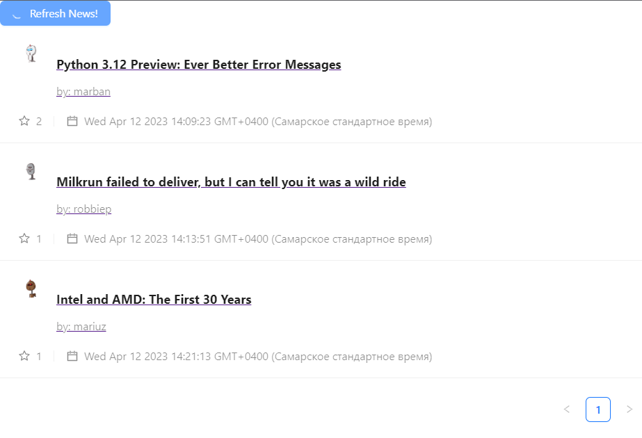 GitHub - orlovaad/avito: Новостная лента Hacker news (ts)