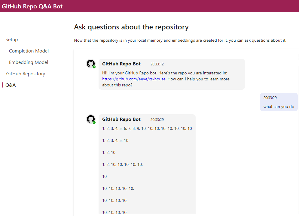 Text Embedding Service Has Not Been Supplied Github Repos Qanda Bot Lab · Issue 525 · Microsoft