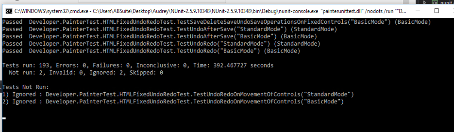 Nunit Console Does Not Exit Automatically After All Unit Tests Passed At The End · Issue 429