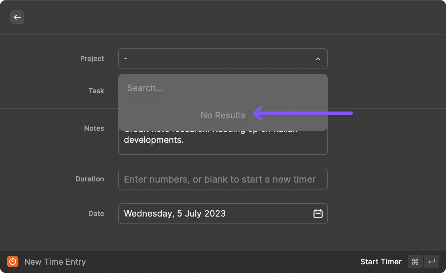 Harvest Project Value Disappears On New Entry · Issue 7397 · Raycastextensions · Github 