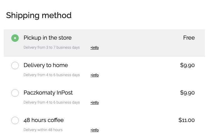 Bug Checkout Adjust Shipping Methods To Design · Issue 974 · Vuestorefrontstorefront Ui