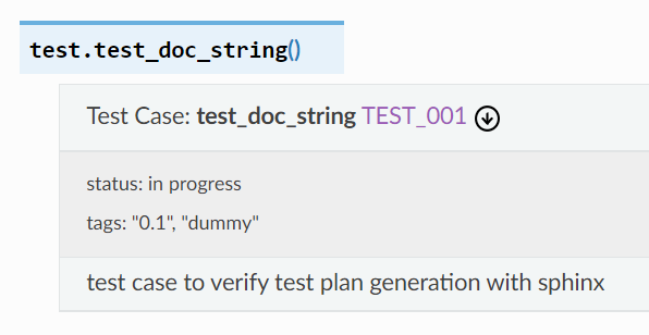 Not able to find information related to generic 'test' directive ...