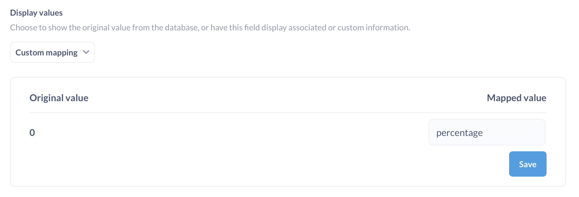 Editing A Models Metadata Bricks The Question When Mapping To An Underlying Db Column That Has