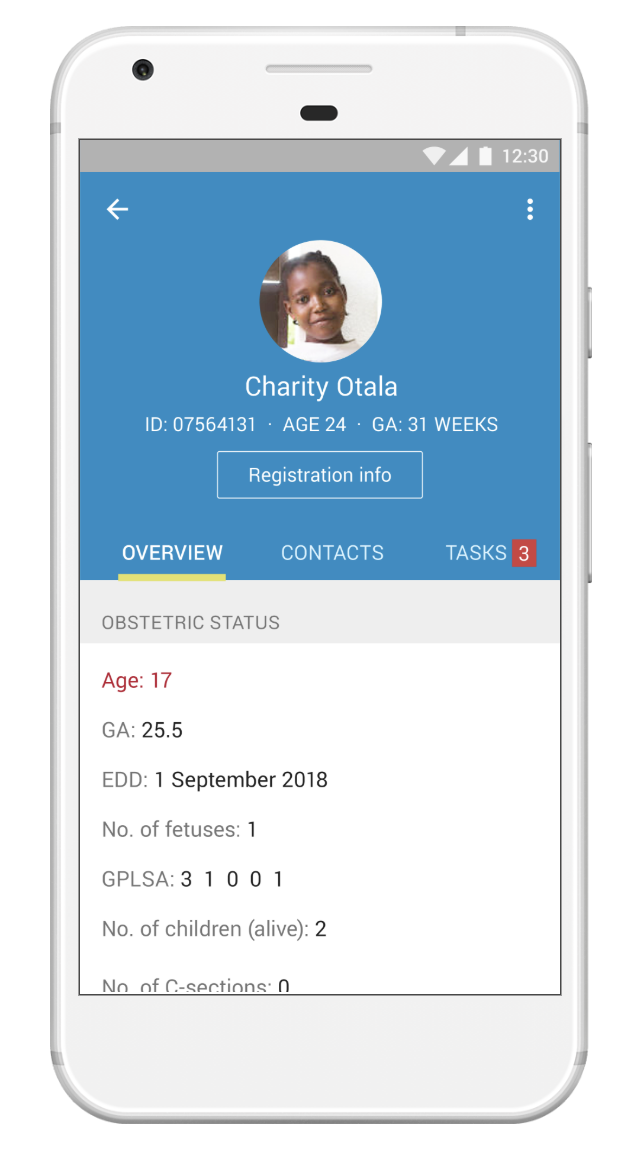 Implement top section of profile page and minimize on scroll · Issue #26 · opensrp/opensrp ...