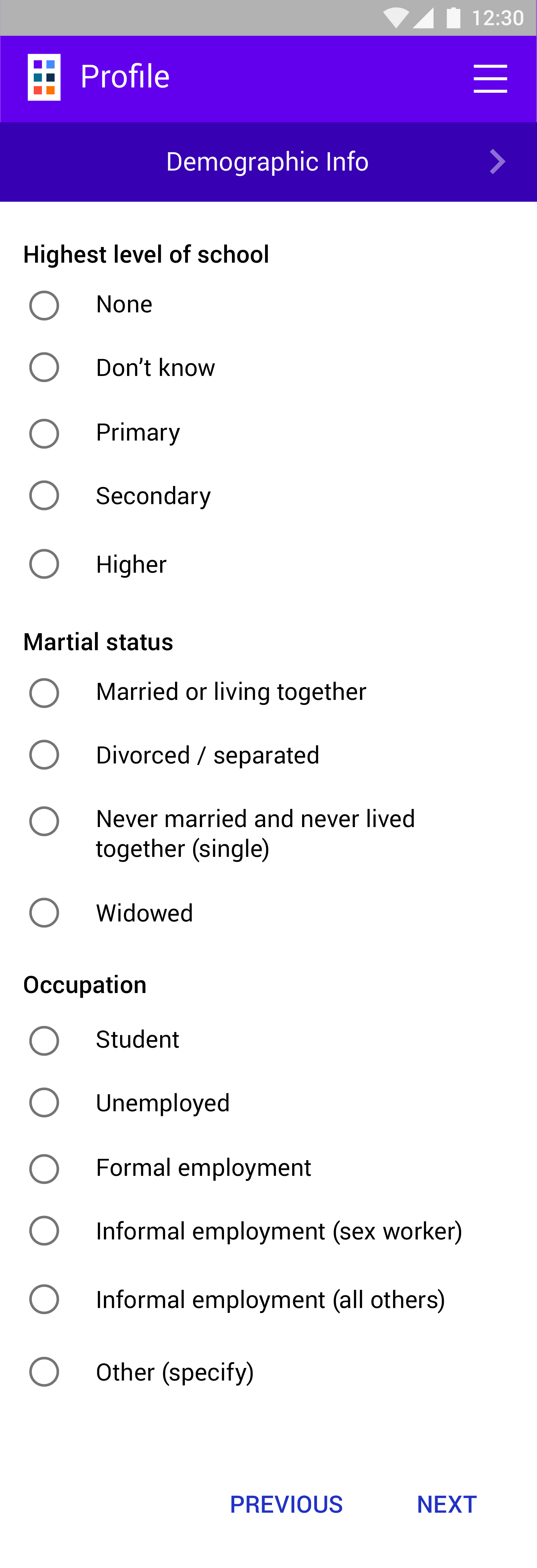 Implement Profile contact container of contact · Issue #48 · opensrp/opensrp-client-anc · GitHub