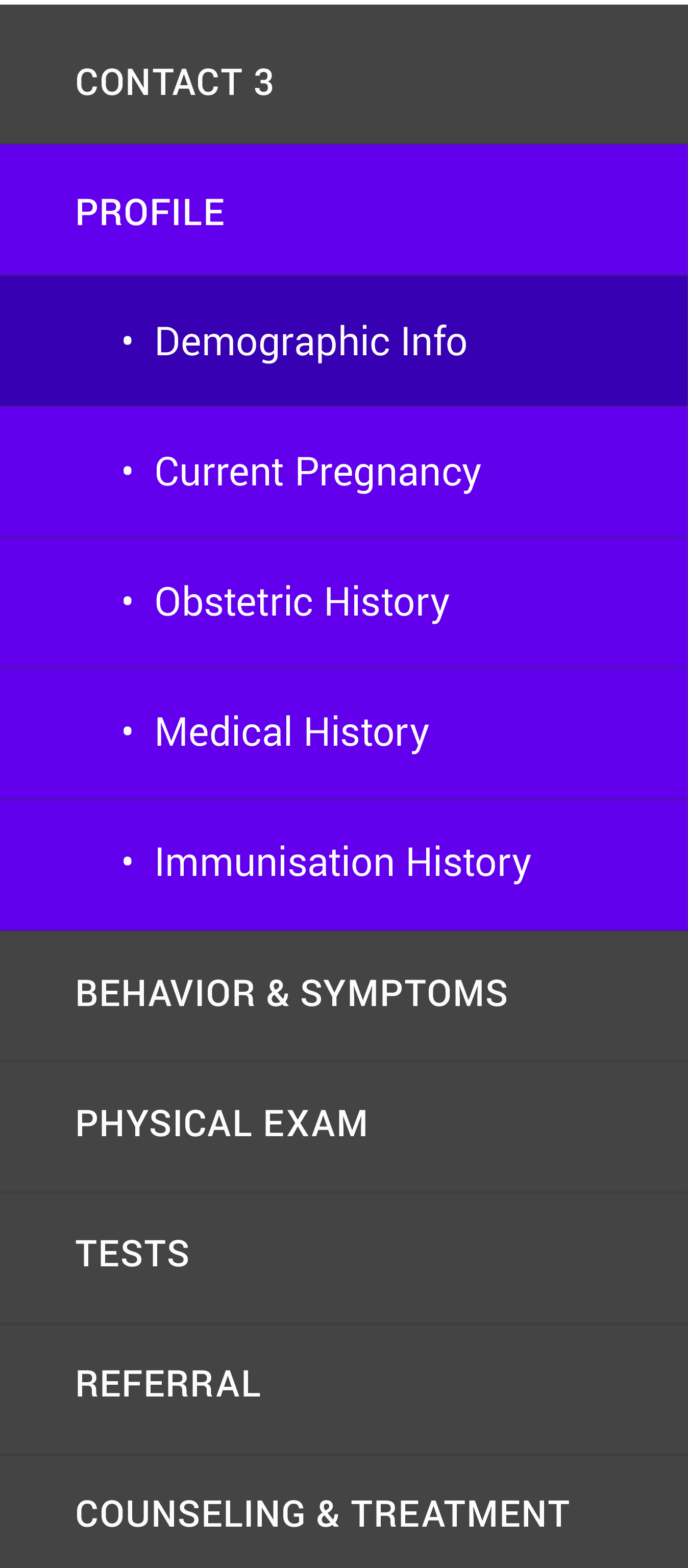 Implement Profile contact container of contact · Issue #48 · opensrp/opensrp-client-anc · GitHub