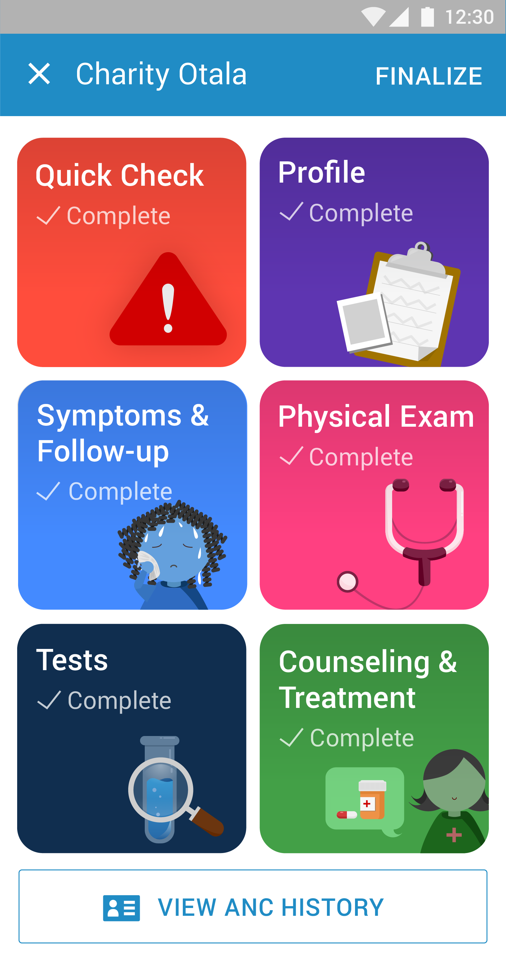Implement contact finalize and summary flow · Issue #76 · opensrp/opensrp-client-anc · GitHub