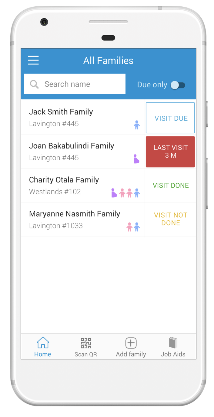 Implement Families Register page · Issue #8 · opensrp/opensrp-client-chw · GitHub