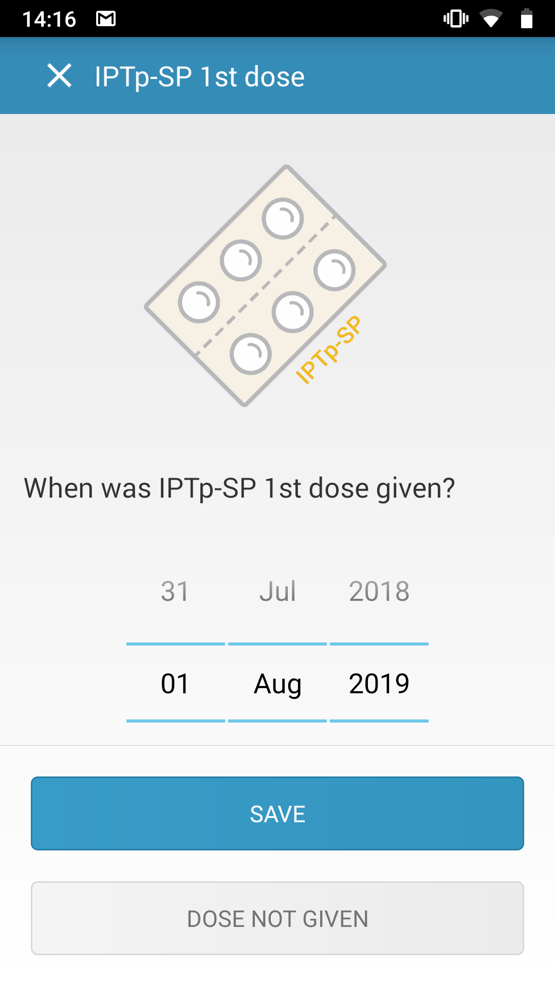 Implement IPTp-SP [1st, 2nd, 3rd] dose schedules · Issue #28 · opensrp/opensrp-client-chw-anc ...