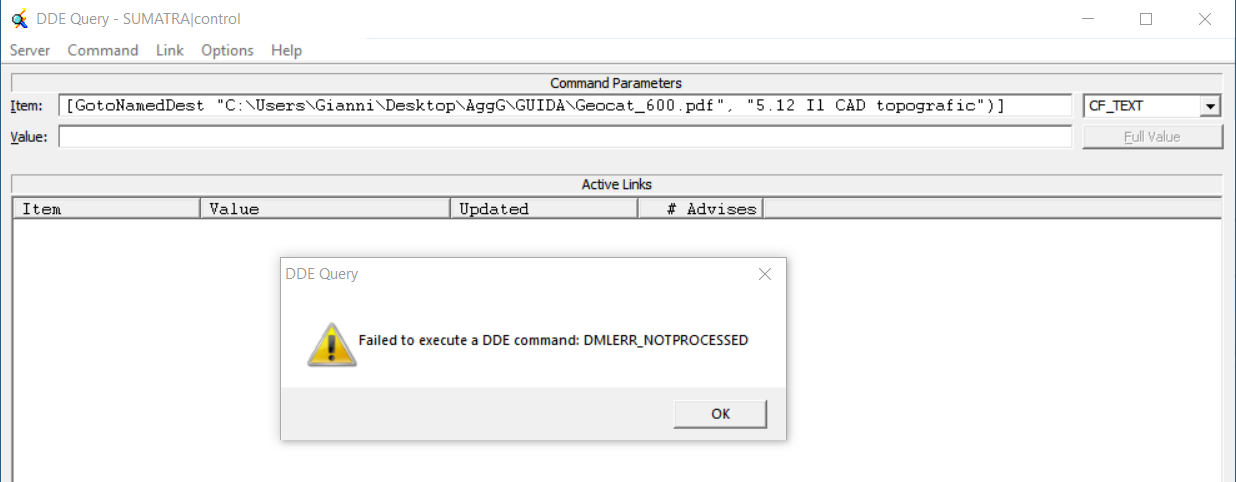 SumatraPDF does not respond to DDE commands · sumatrapdfreader sumatrapdf · Discussion #2993 ...