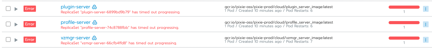 Self Hosted Pixel Cloud on EKS. Deployment fails with some pods entering CrashLoops · Issue #417 ...