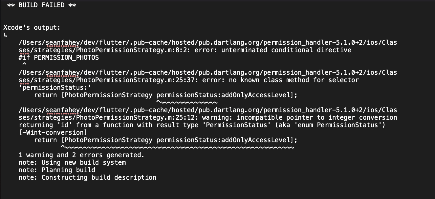 PERMISSION_PHOTOS error still present in 5.1.0+2! · Issue #455 · Baseflow/flutter-permission ...