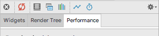 Use the refresh button in the inspector doesn't update performance data ...