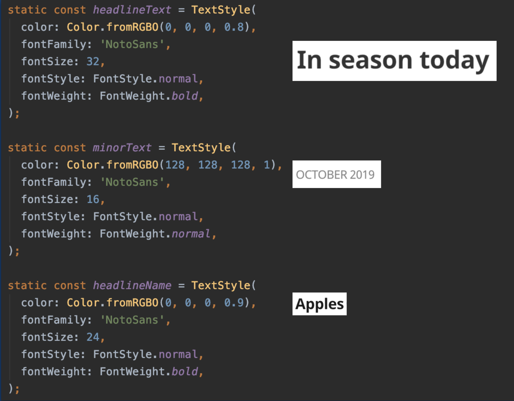 Visualize code that defines styles · Issue #4085 · flutter/flutter-intellij · GitHub