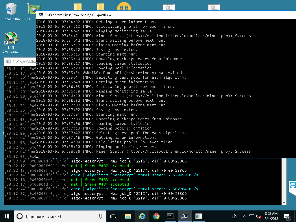 MPM monitoring hangs, miner continues (MPH) · Issue #1245 · MultiPoolMiner/MultiPoolMiner · GitHub