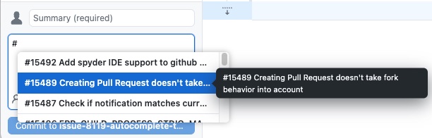 Feature Request When Referencing Issue In Commit Summary Show The Full Issue Title In A 