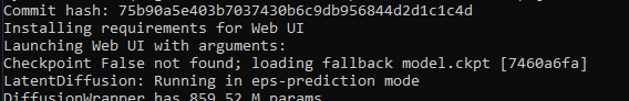 Problem With Settings For New Commit · Issue 868 · Automatic1111