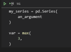 Jupyter notebook incorrect indentation with argument specified on first ...