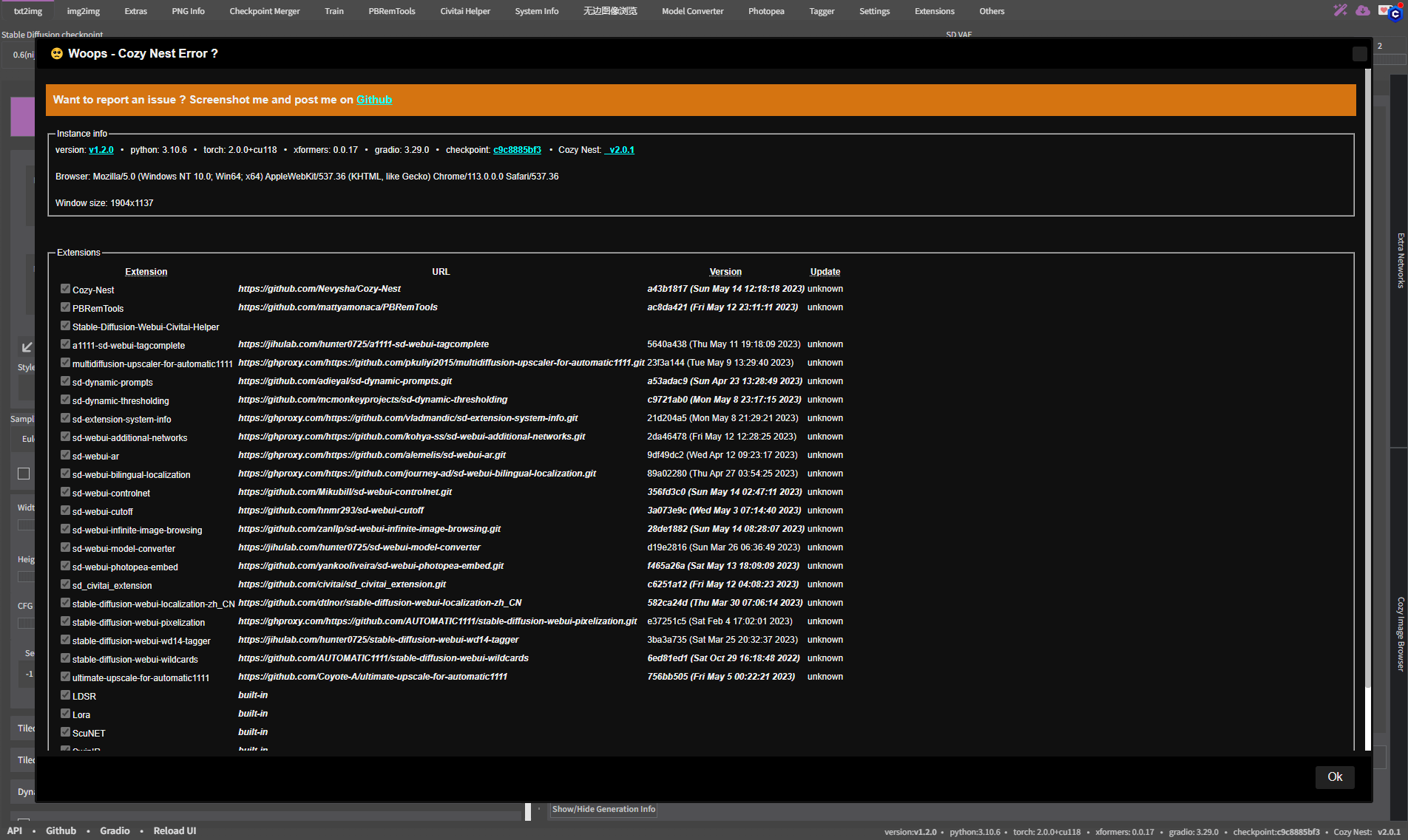 Bug: The extra networks panel on the right side cannot be expanded in the txt2img tab · Issue ...