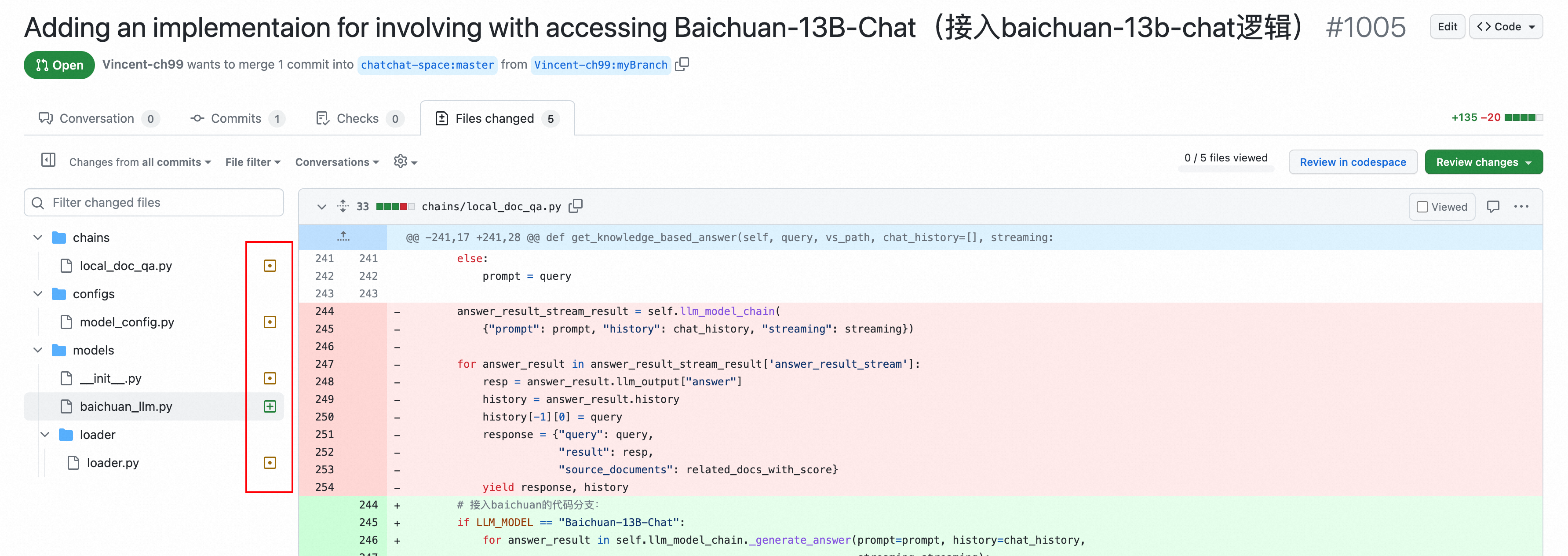 可以增加对Baichuan-13B-Chat的支持吗 · Issue #933 · chatchat-space/Langchain-Chatchat · GitHub