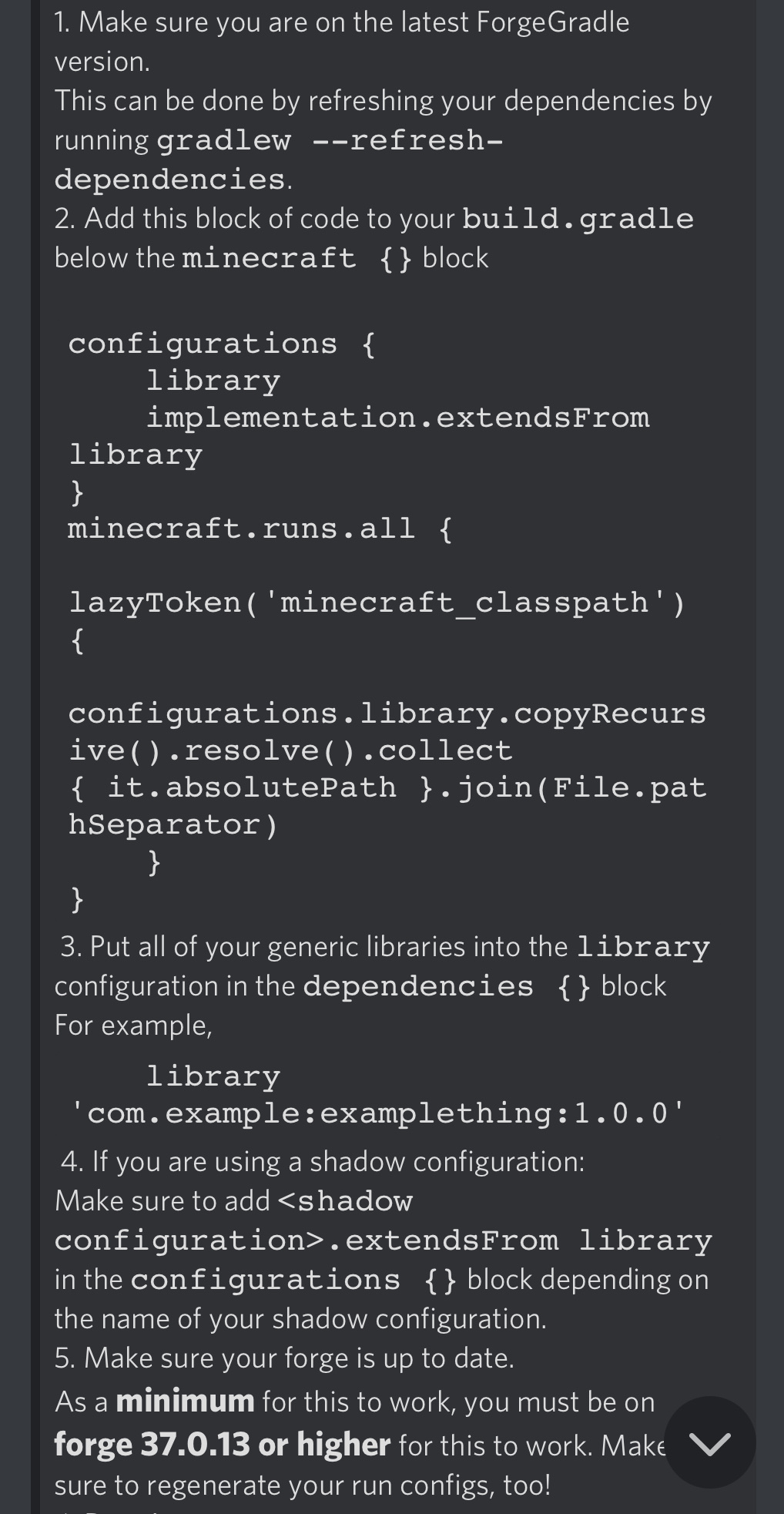 Non-mod dependencies not loading in Forge 1.17 · Issue #53 · architectury/architectury-loom · GitHub