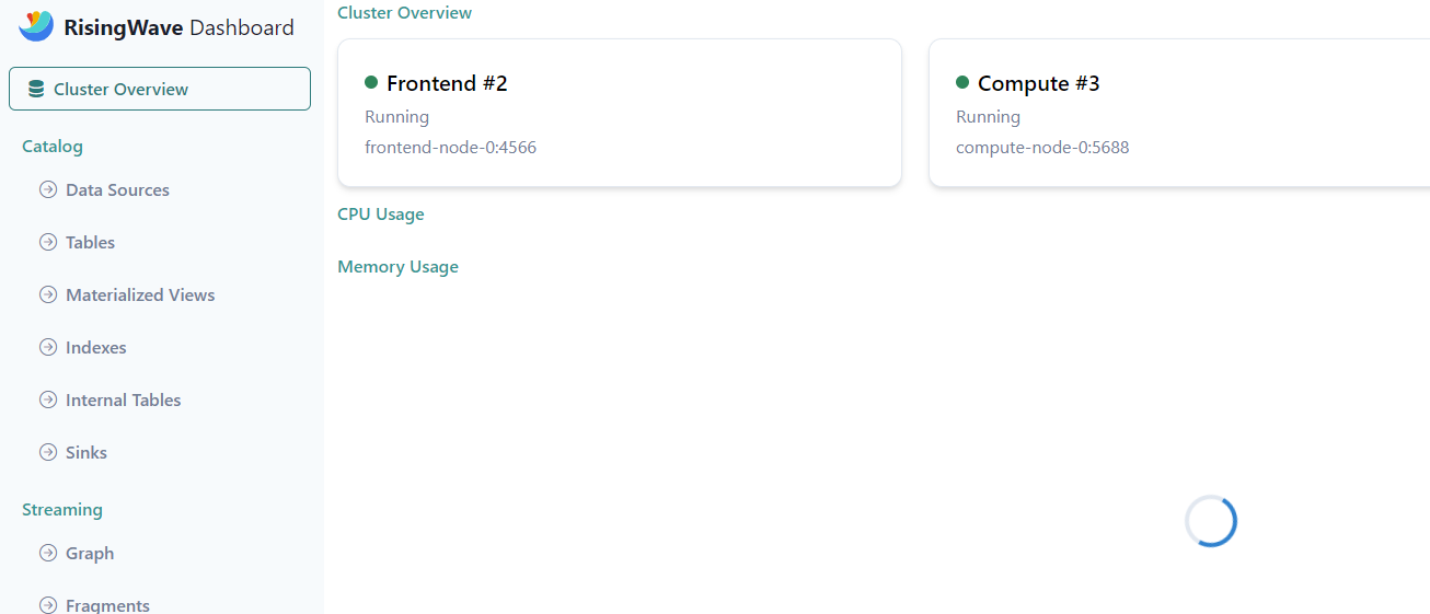 RisingWave Dashboard loads very slowly · Issue #8265 · risingwavelabs/risingwave · GitHub