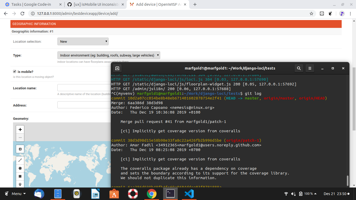 [ux] isMobile UI inconsistency · Issue #34 · openwisp/django-loci · GitHub