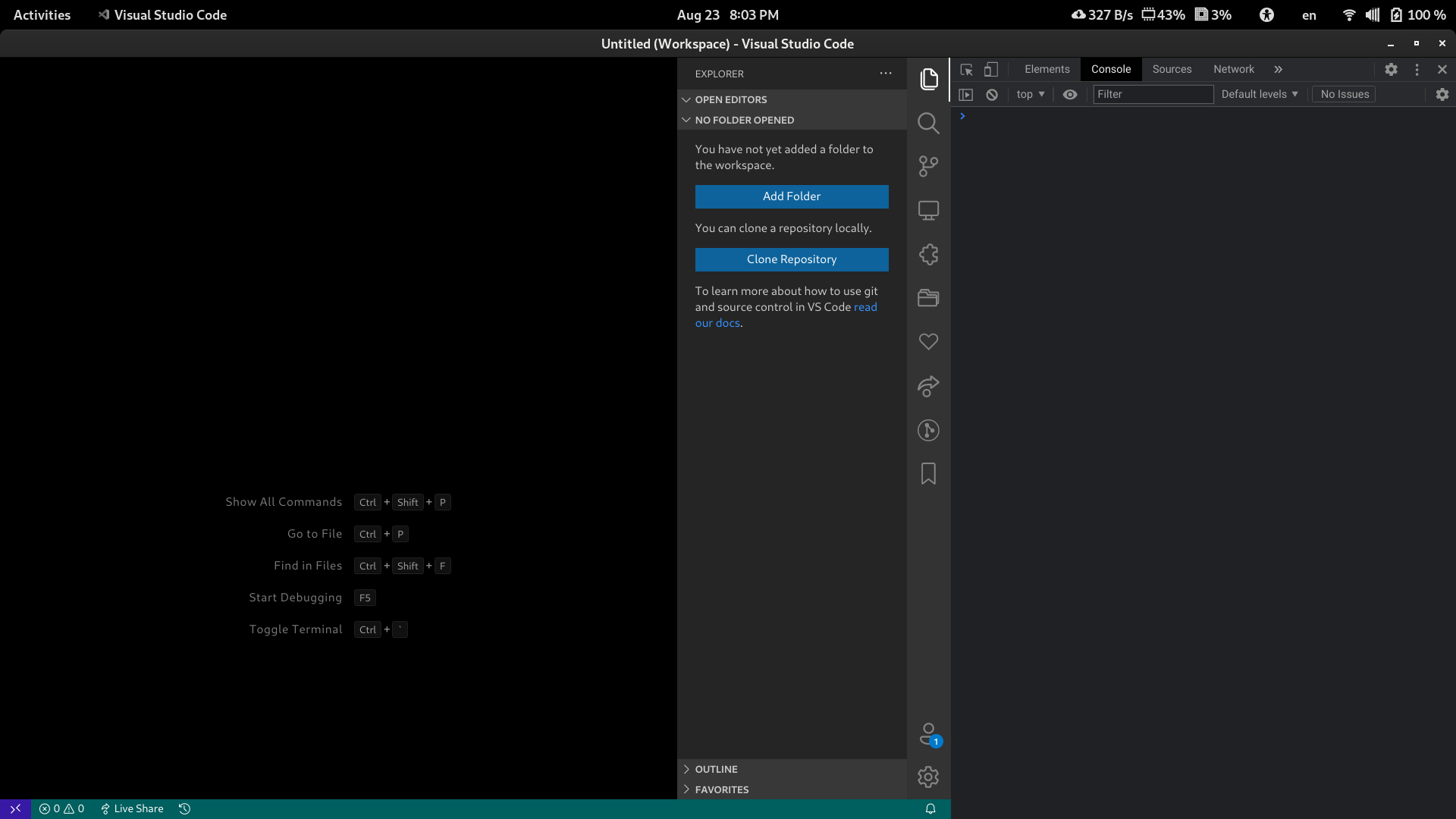 VSCode doesn't read form stdin on Fedora 34 · Issue #131430 · microsoft/vscode · GitHub