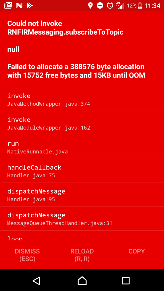 Android: Could not invoke RNFIRMessaging.unsubscribeFromTopic · Issue #621 · evollu/react-native ...