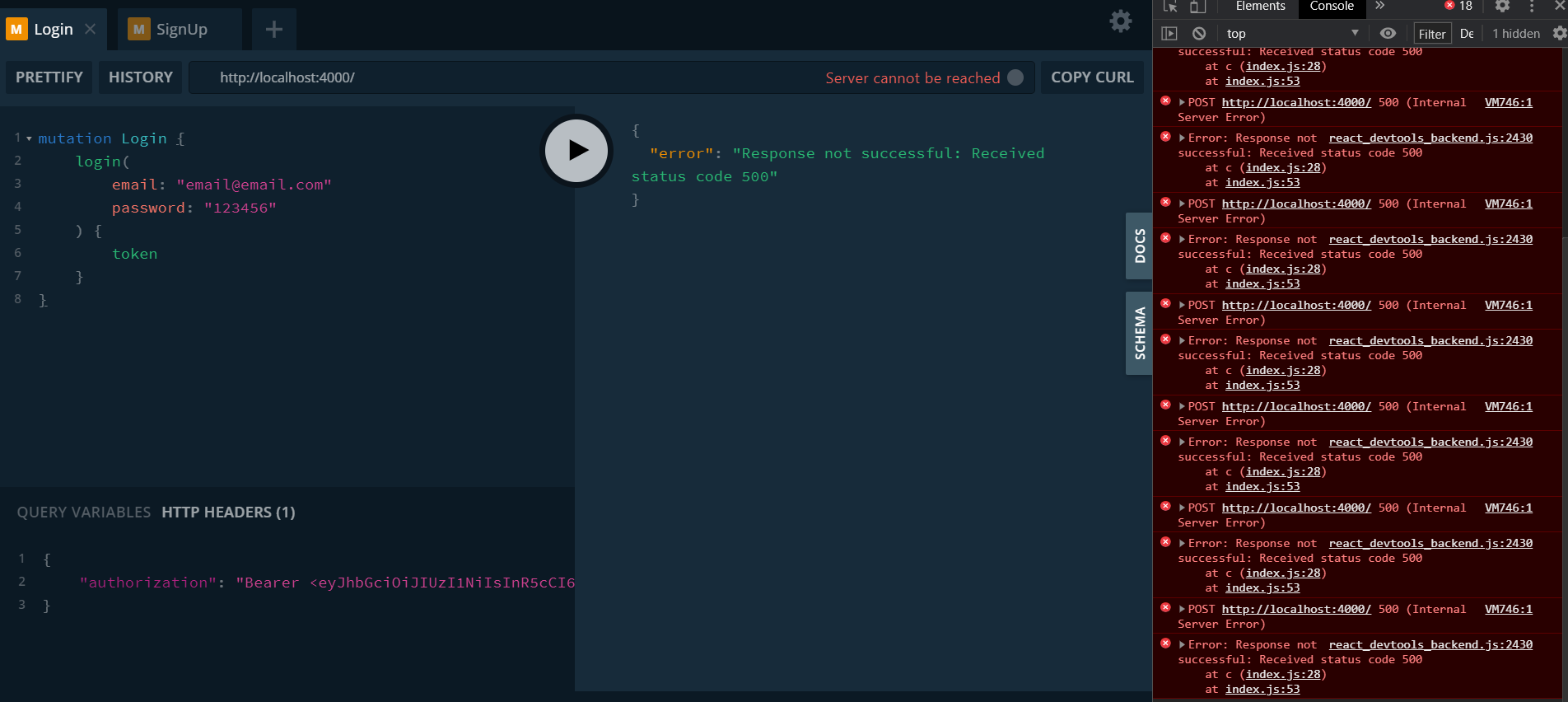 Error: Argument id for data.postedBy.connect.id must not be null. Please use undefined instead ...