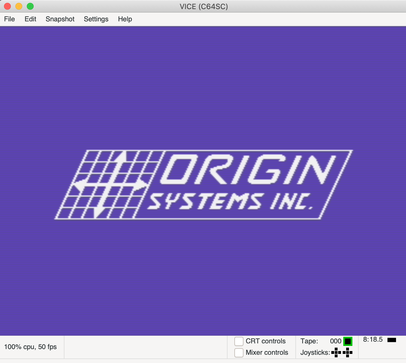 Ultima V EF hangs · Issue #563 · dirkwhoffmann/virtualc64 · GitHub