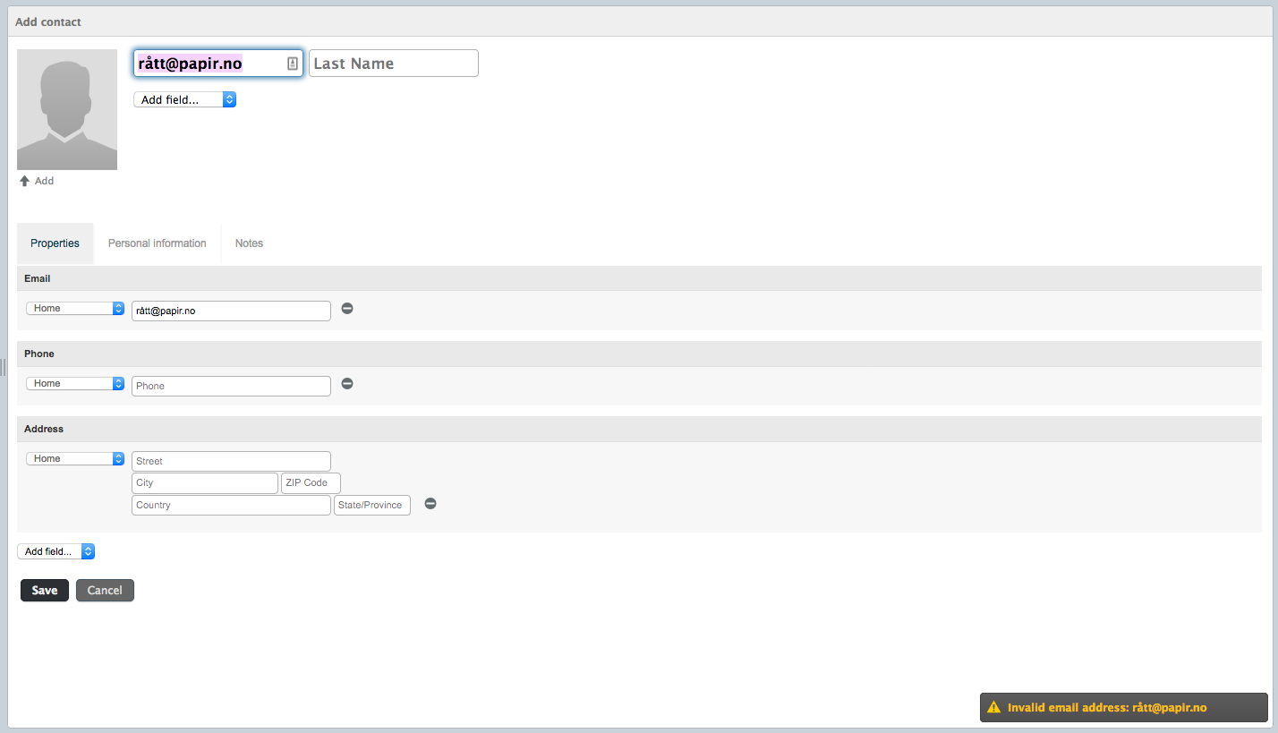 Have a recipient with None Ascii character · Issue #6490 · roundcube/roundcubemail · GitHub