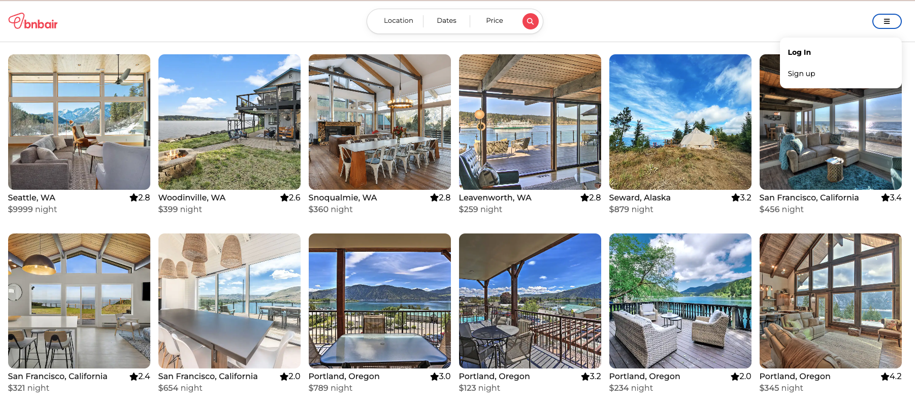 GitHub - OneBoatFly/bnbair-clone
