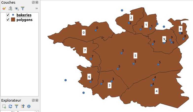 [Expression] Using transform in aggregate to pick the polygon parent id ...