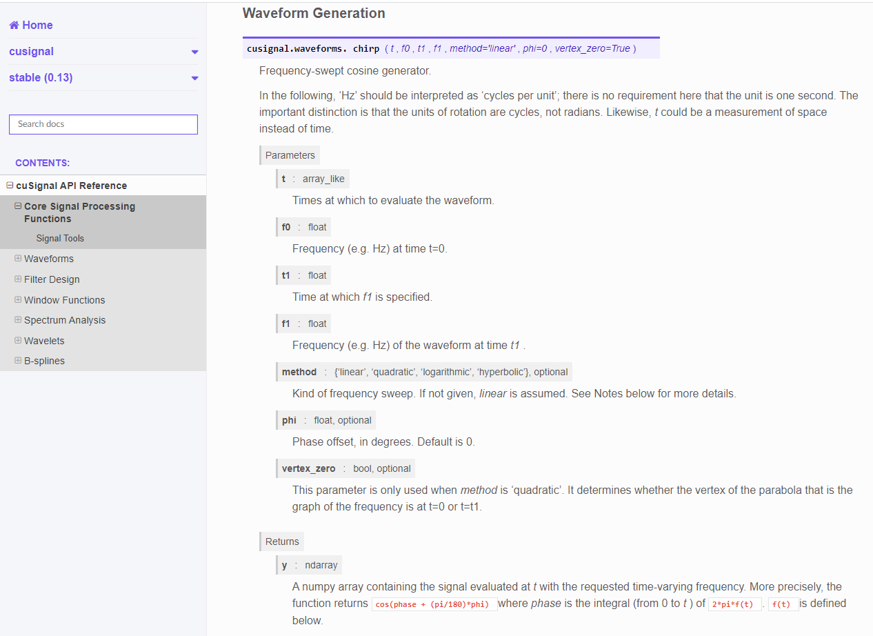 [DOC] Further Delineate API Docs to Include Individual Functions in Drop Down List · Issue #58 ...