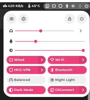 Compact Dark Versions have light shell menus · Issue #290 · vinceliuice ...