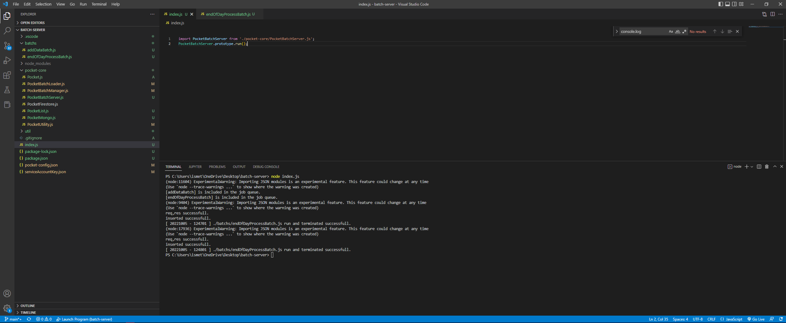 GitHub - muratonay1/batch-server