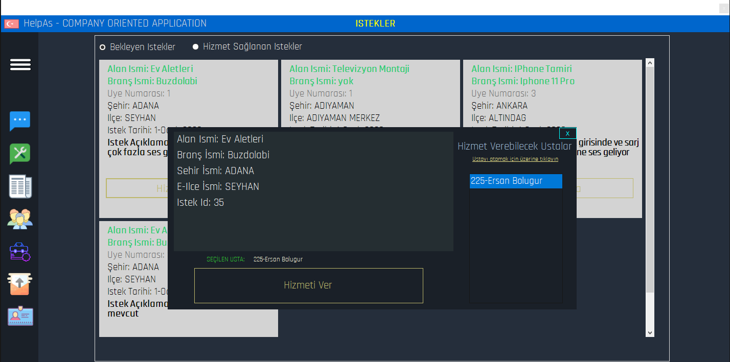 GitHub - muratonay1/-Search-technician-ADMIN-PANEL: Bitirme Projesi Yönetim Uygulaması