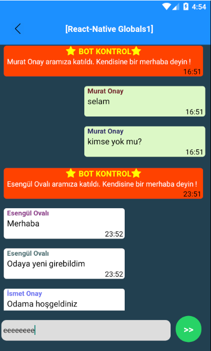 GitHub - muratonay1/React-Native-OnetoOne-and-Group-Chat: Enjoy the Chat!