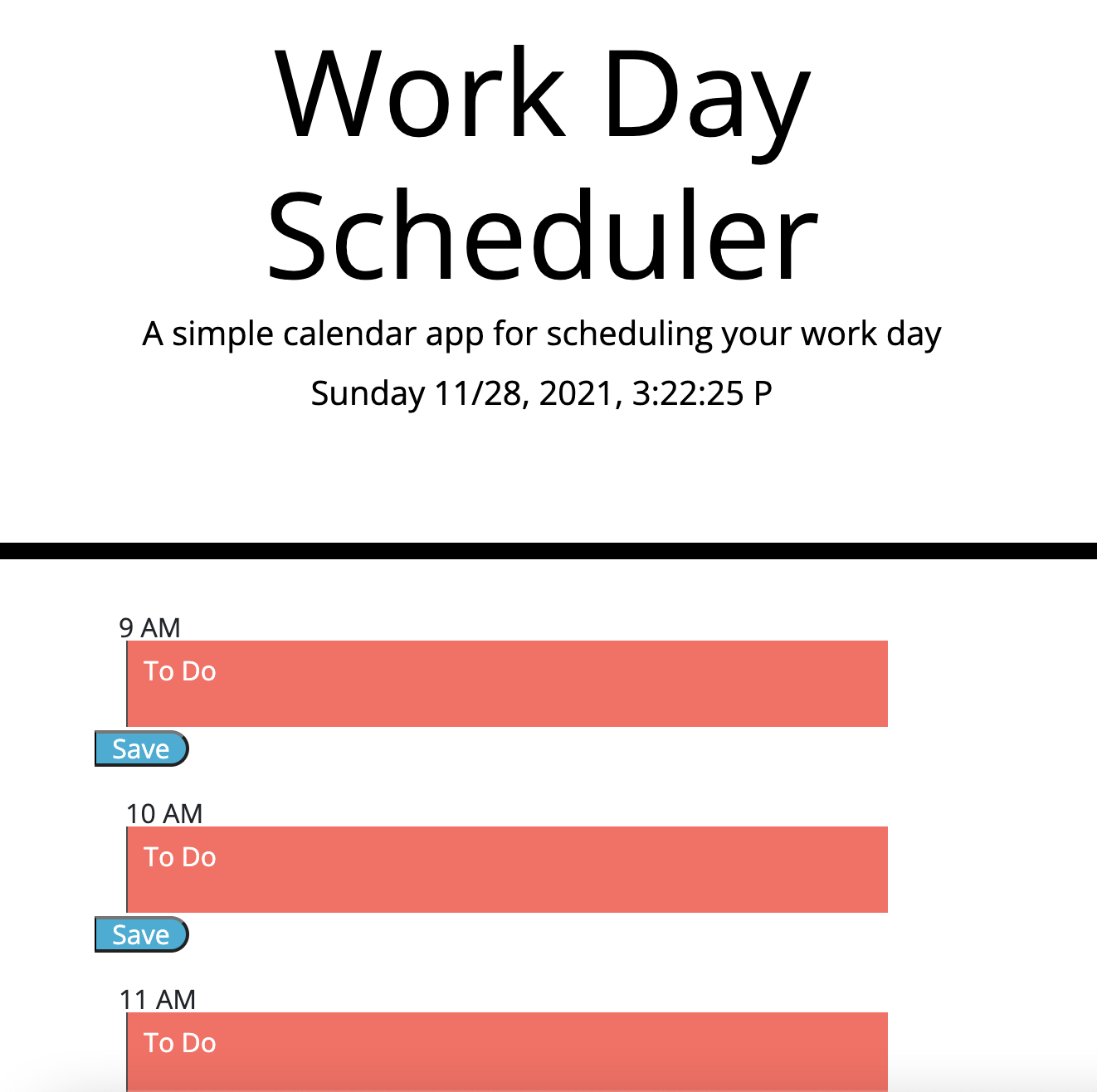 GitHub - Ddorto1/Weekly-Challenge5--Workday-Scheduler