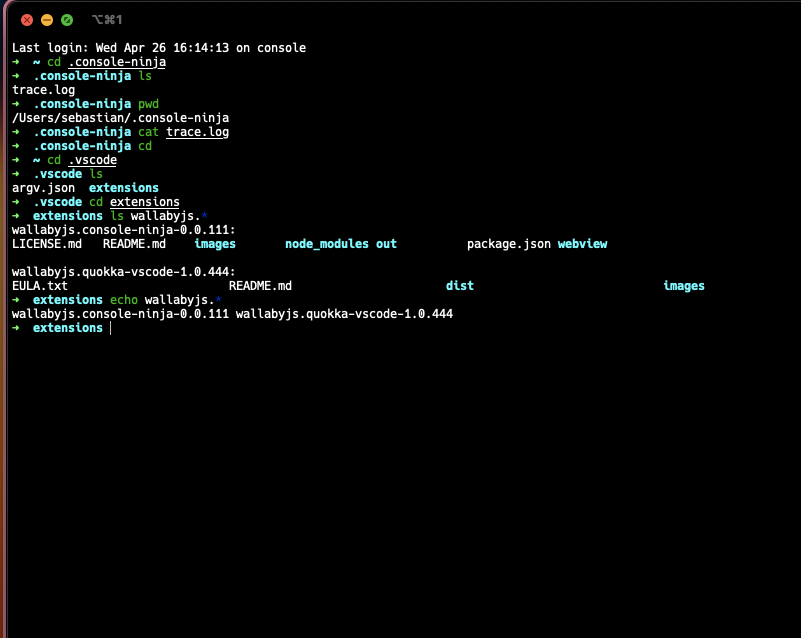 [Bug]: Start command dissapeard · Issue #137 · wallabyjs/console-ninja ...