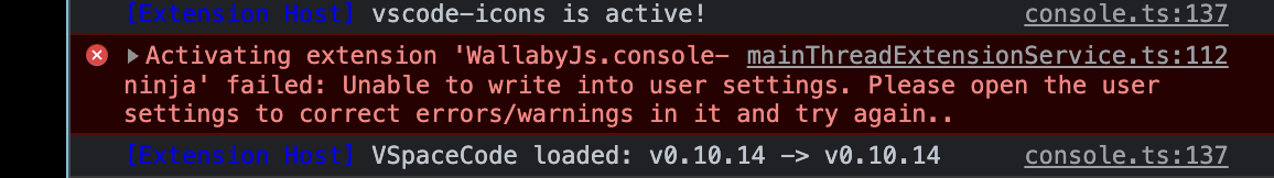 [Bug]: Start command dissapeard · Issue #137 · wallabyjs/console-ninja · GitHub