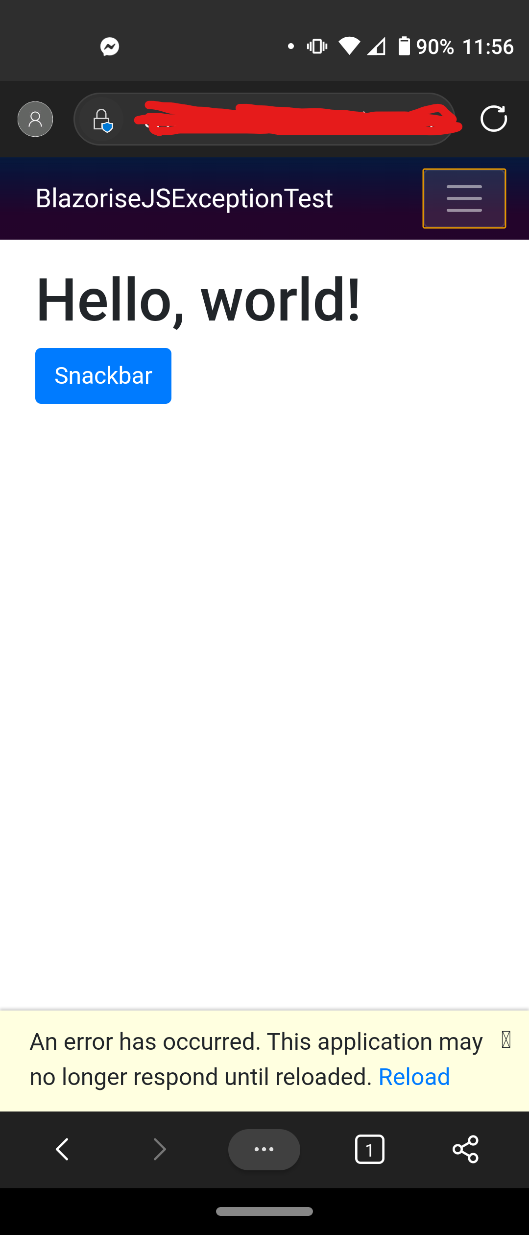 JSException when viewed on Edge mobile app · Issue #2044 · Megabit ...