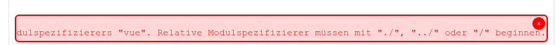 Tutorialstep 1 Error Message Shown When Sfc Is Enabled Default · Issue 2090 · Vuejsdocs