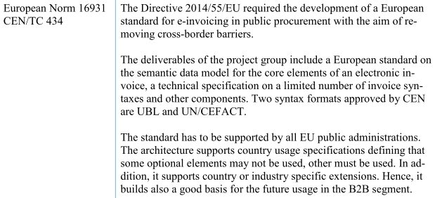create e-invoices conforming to OASIS UBL or UN/CEFACT (EN16931 ...