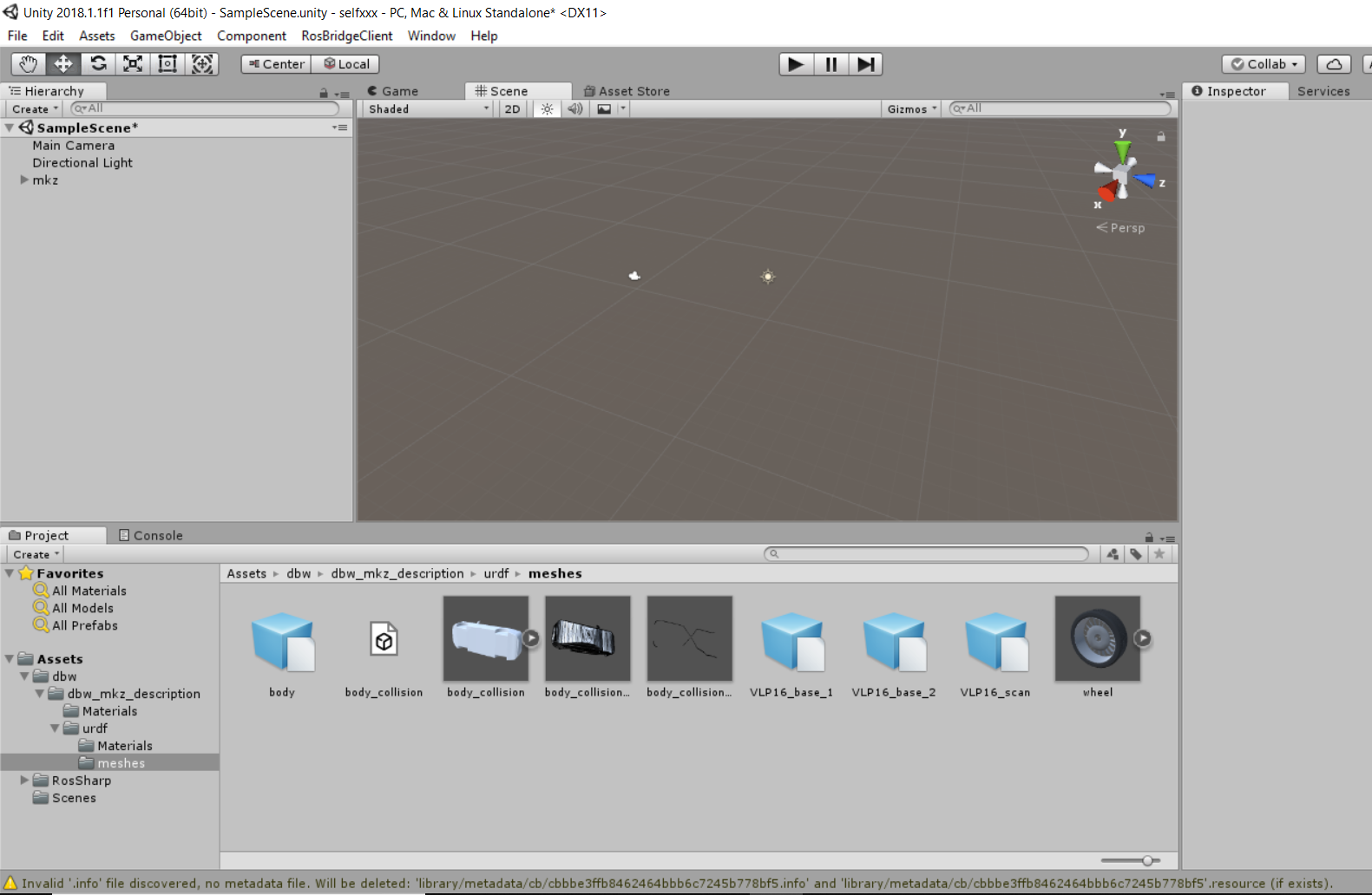 Urdf not appearing in Unity when imported from ROS · Issue #77 · siemens/ros-sharp · GitHub